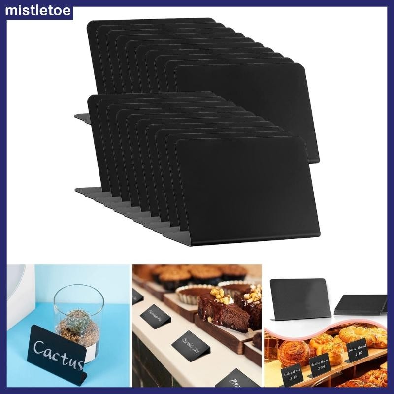 MIS Mini Labels Erasable Message Mini Chalkboard Sign for Food ...