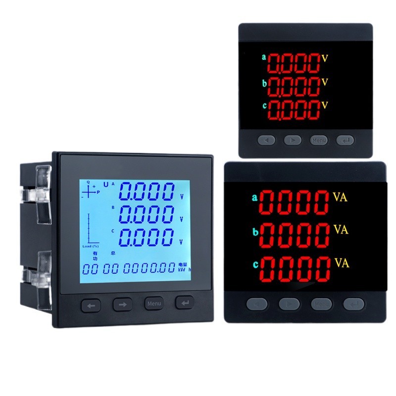 CODThree-phase digital multi-functional power meter RS485 communication ...