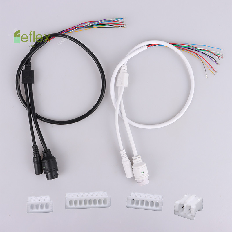 Reflex Arc CCTV POE IP network Camera PCB video power cable RJ45 female ...