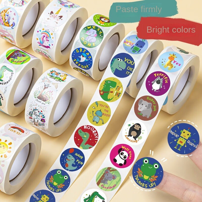 Diyu Children Reward Stickers Paper Compliment Sticker Kindergarten ...