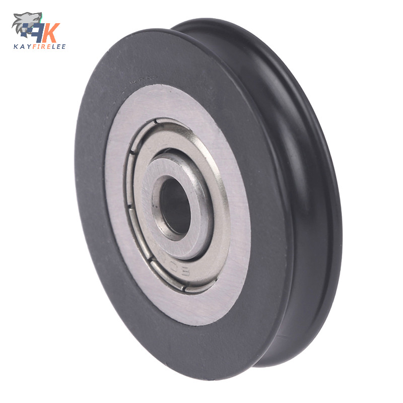 (KFL) 6*39*8mm Shift Door Pulley Concave Wheel U Groove Wire Rope Over ...