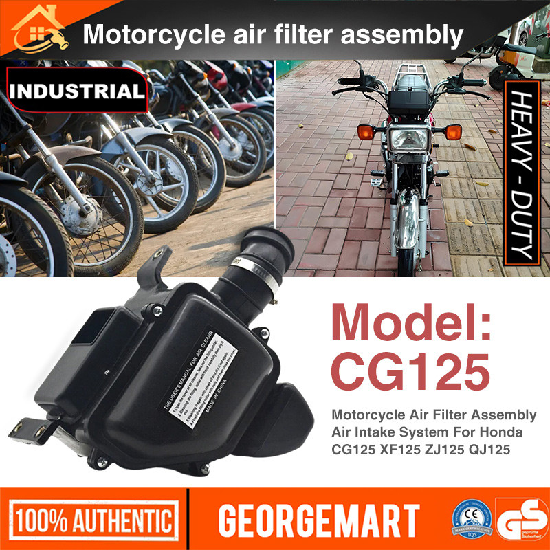 Motorcycle Replaced Parts Intake Air Filter Cleaner Complete for Cg125 Xf125 Zj125 Qj125 ...