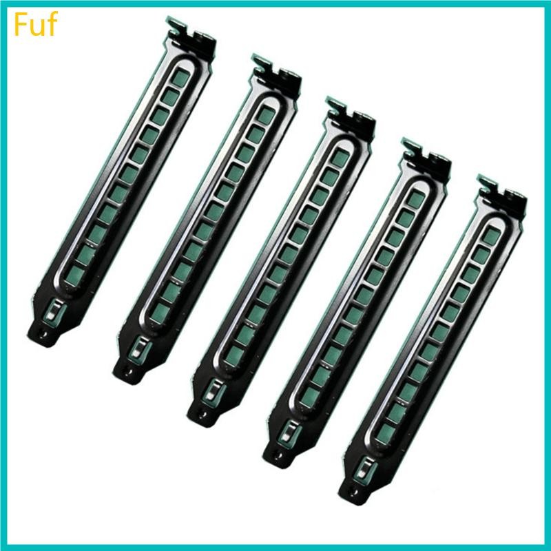 Fuf 5Pcs PC Case Blanking Plate for MATX Computer Chassis Back PCI Slot ...