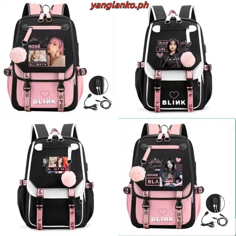 Korean Girls' Group BLACKPINK Roseanne Park LISA Same Star Sky Backpack ...