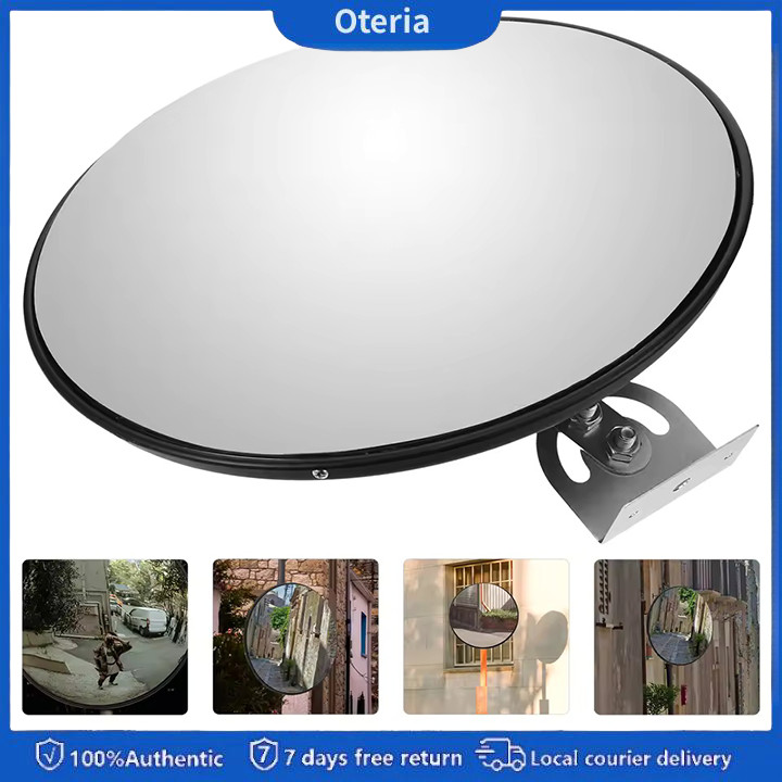 30cm 180 Degrees Traffic Wide Angle Mirror Safety Outdoor Indoor Mirror ...