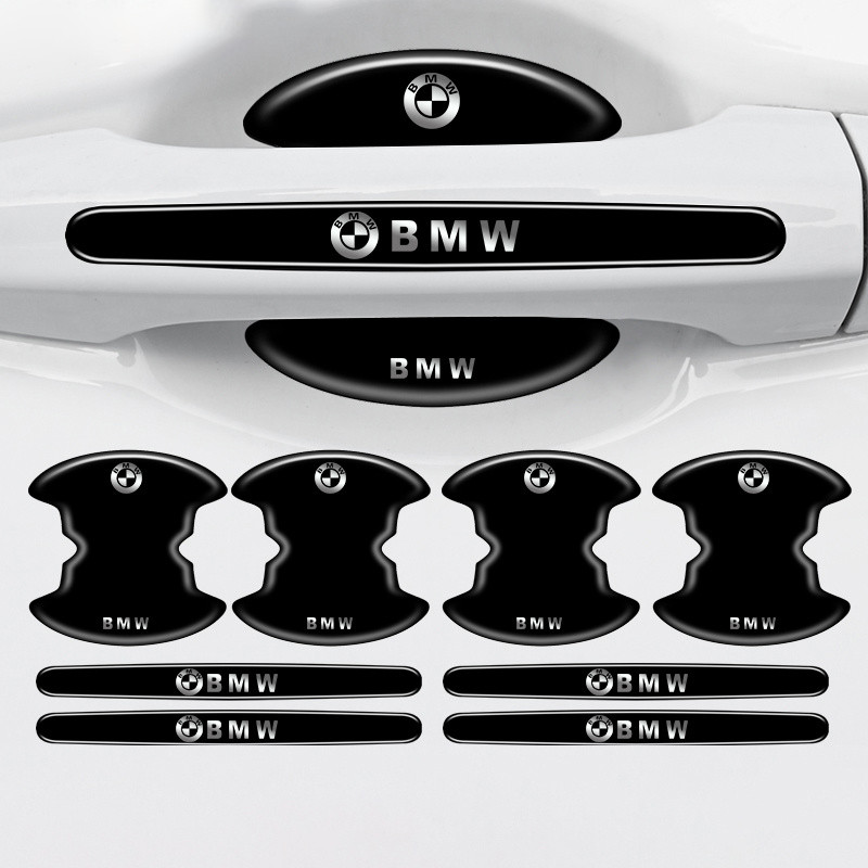 8Pcs Car Door Handle Bowl Stickers For BMW M Performance E36 E46 E60 ...