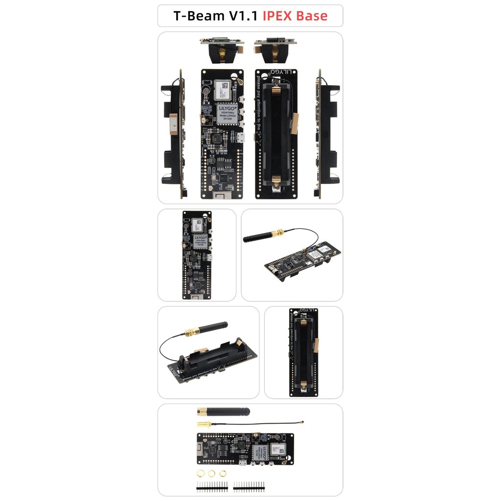 LILYGO® T-Beam V1.2 ESP32 LoRa Module LoRaWAN Long Range 433MHz 868MHz ...