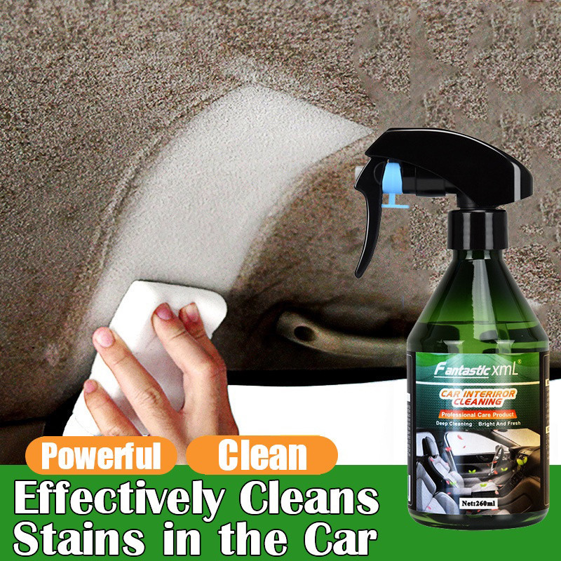 Car Interior Cleaner Foam Cleaner Spray Car Interior Polishing Leather Detergent Automotive ...