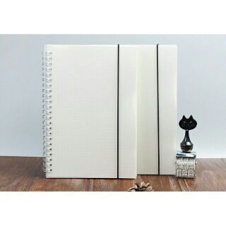 A5 Minimalist Notebook - Muji-Inspired (Grid, Blank, Dotted, Lines ...