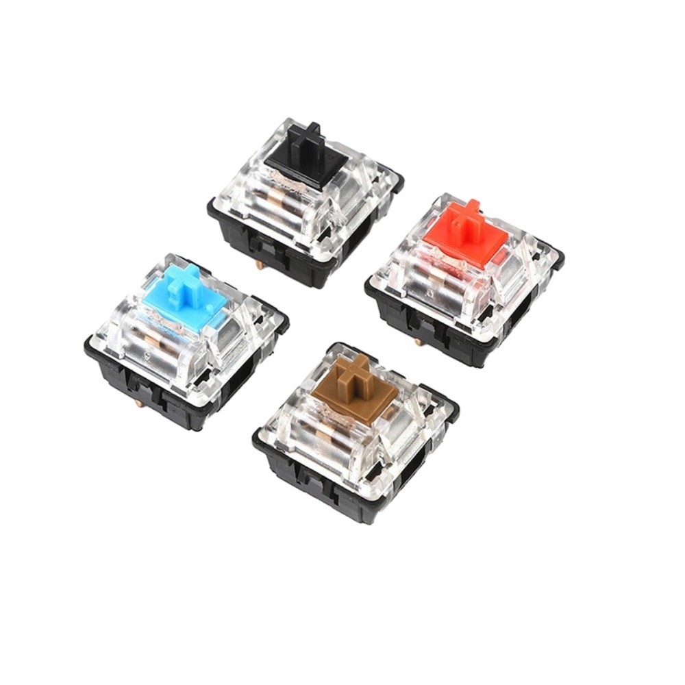 5PCS Keyboard Key Switch Transparent Micro Mechanical Button ...