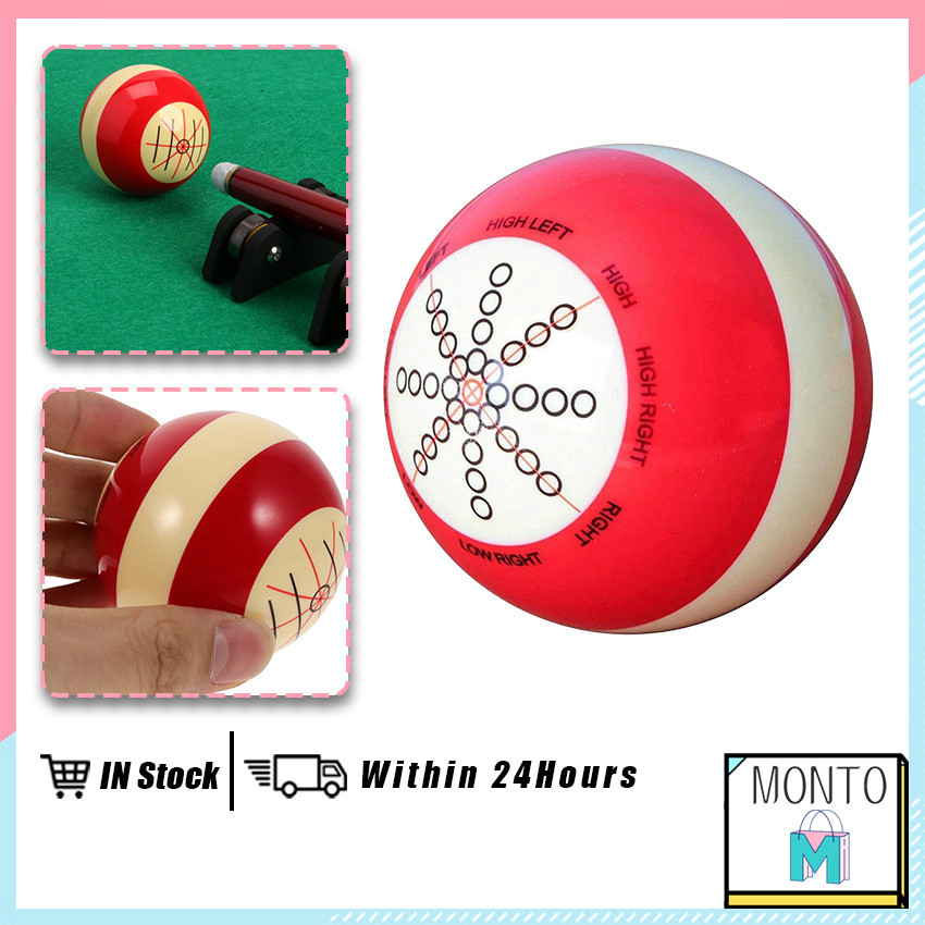 Billiard Cue Ball Replacement 57.2MM Resin Pool Training Ball Fit for ...