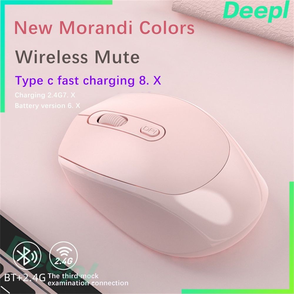 Dual Mode Mouse Wireless Bluetooth Mouse 2.4GHz Laptop Desktop Mouse ...