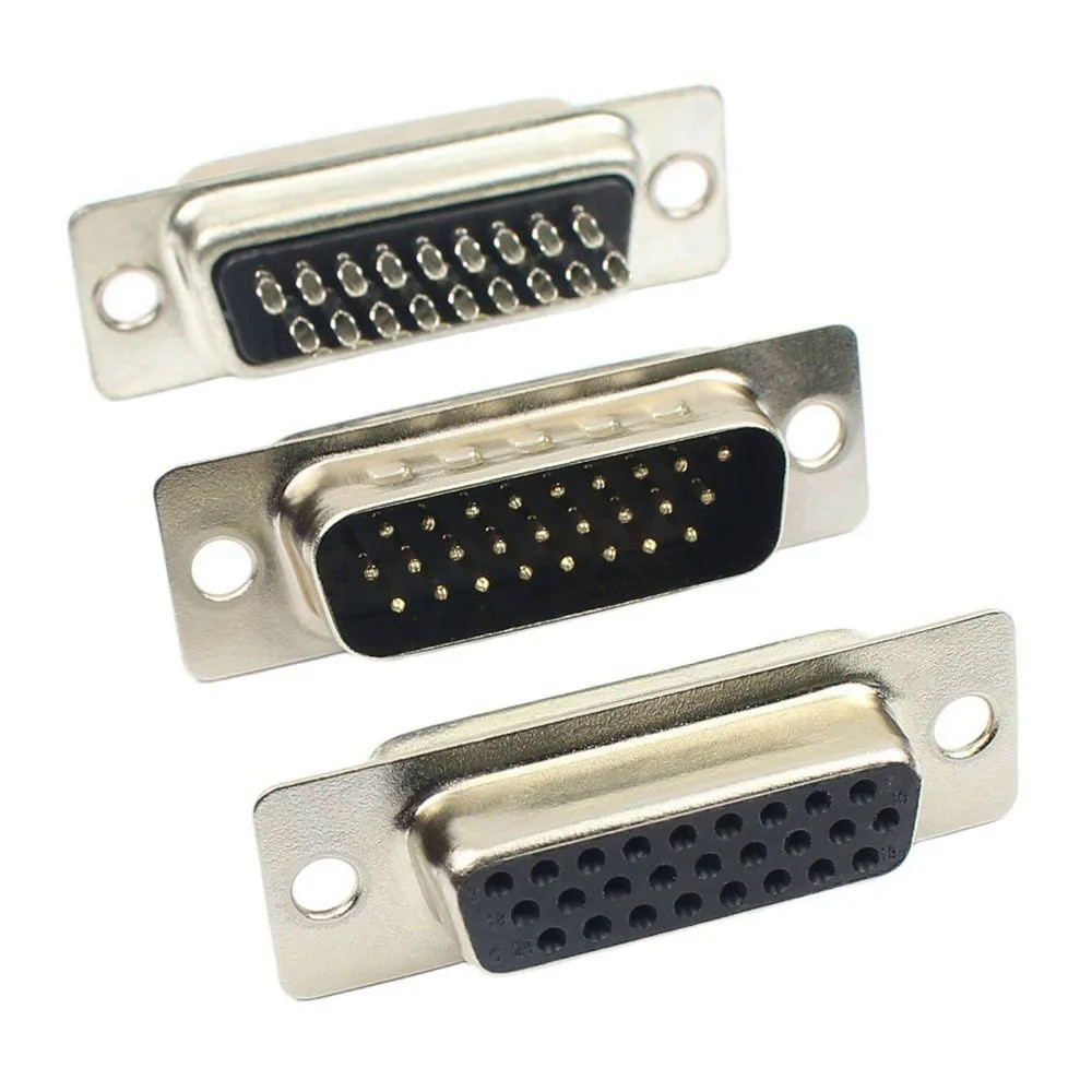 10pcs HD D-SUB DB26 26 Pin Male Female Standard Solder Type Socket ...