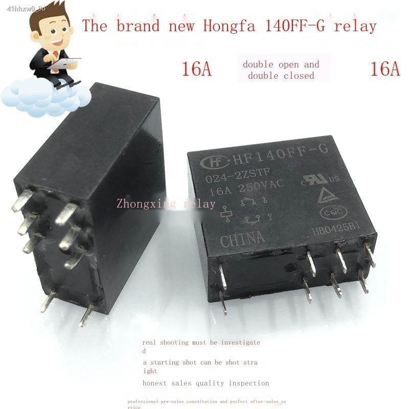 New Hongfa relay HF140FF-G 024-2ZSTF 24VDC 8 feet 16A double open ...
