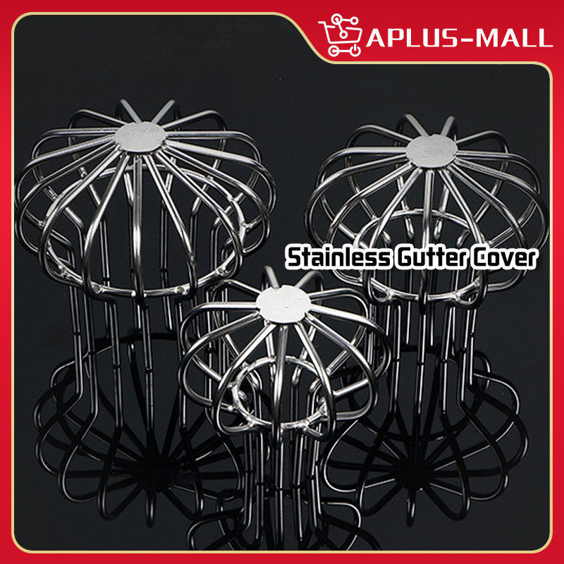 50/75mm SUS304 Stainless Roof Gutter Drain Cover Gutter Downspout ...