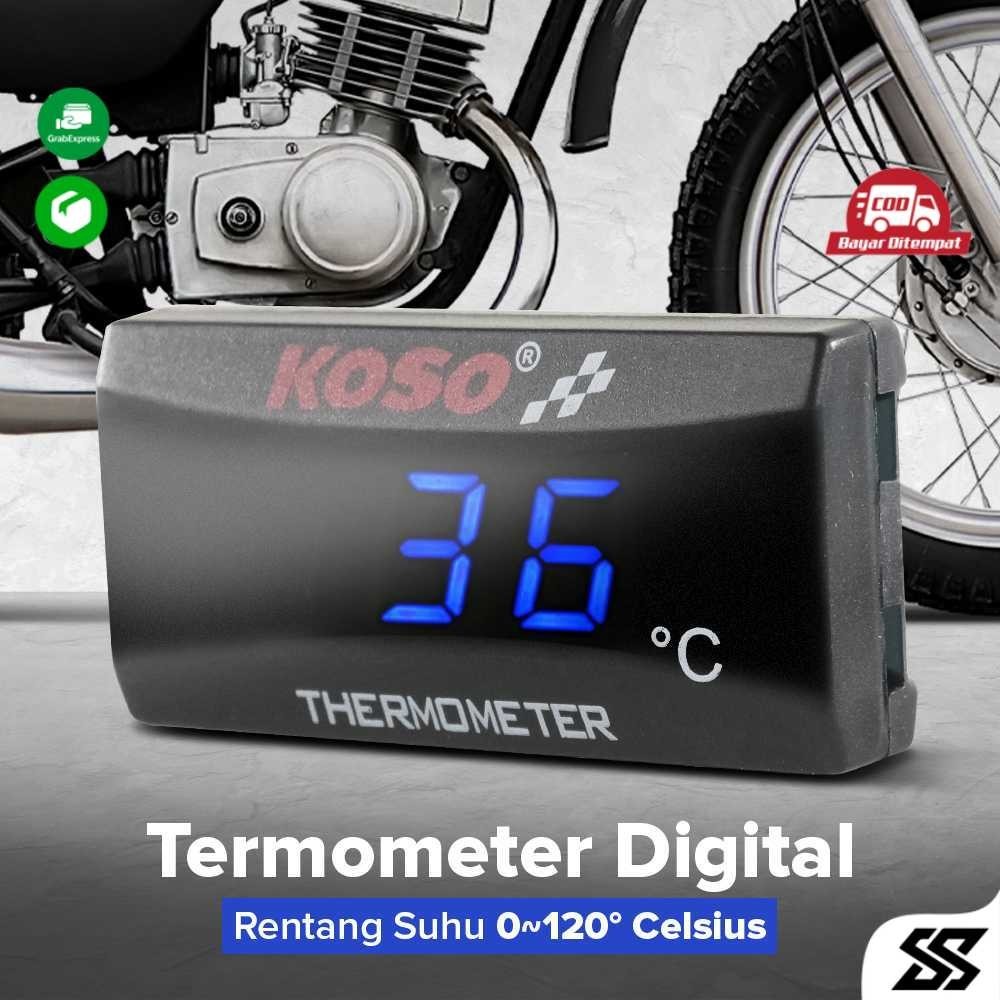 MESIN Motorcycle Engine Radiator Water Temperature Measuring Digital ...