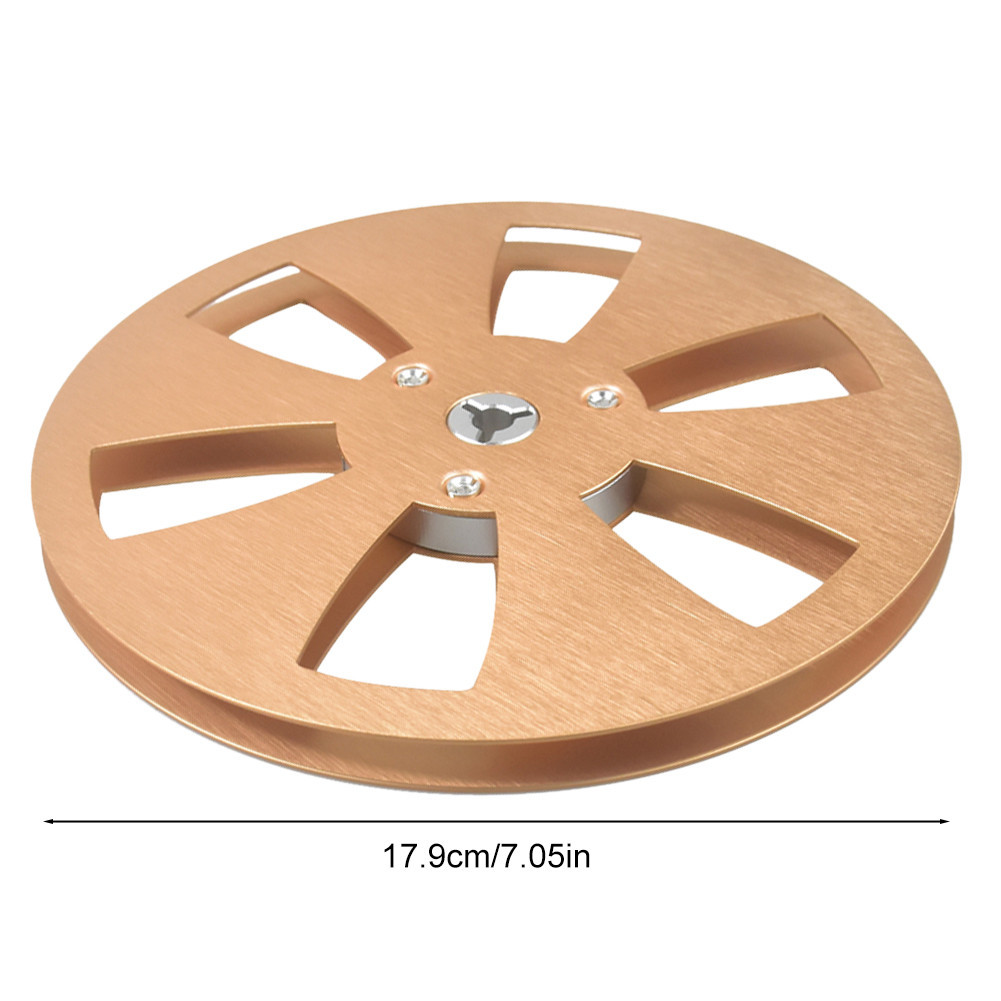 7 In X 1/4 In Empty Tape Reel Nab Hub Aluminum Empty Disc Opening ...