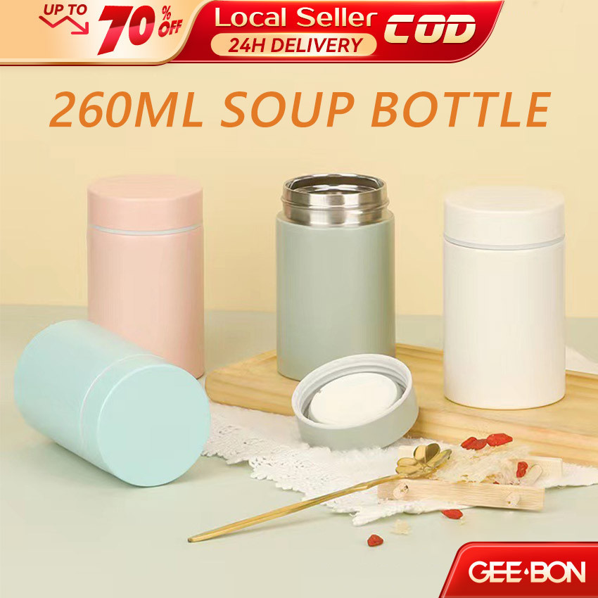 GEEBON Thermos Cup Water Bottle Thermos Bottle Insulated Vacuum Flask ...