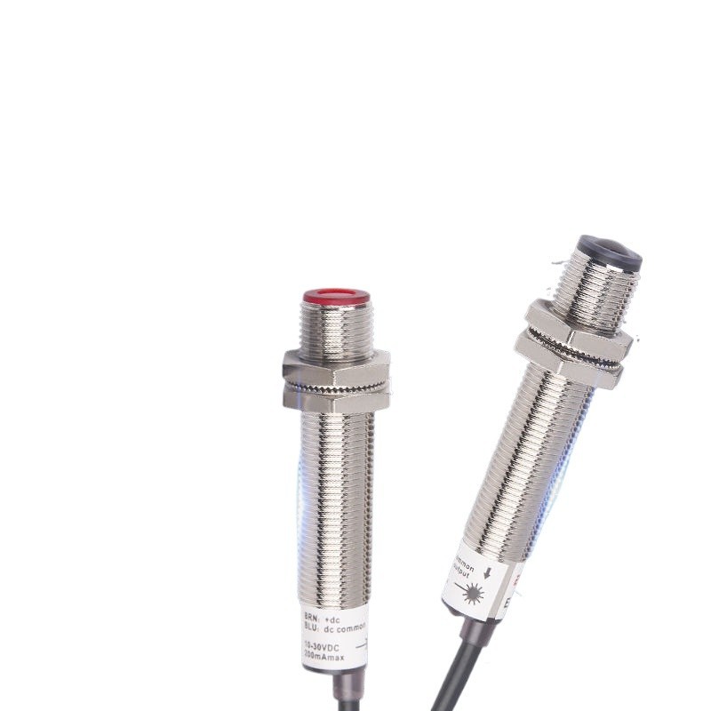 Laser through-beam sensor M18 E3F-20C1/L long-distance sensing 20 ...