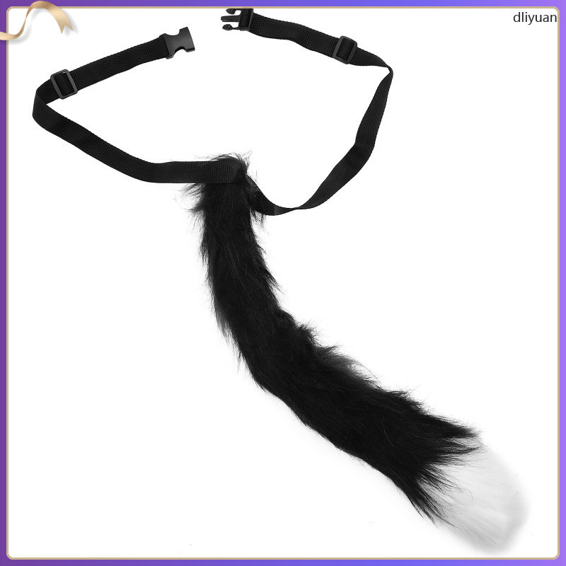 Furry Fox Tail Cosplay Clothing Outfit Decor Animal Supplies Mardi Gras ...