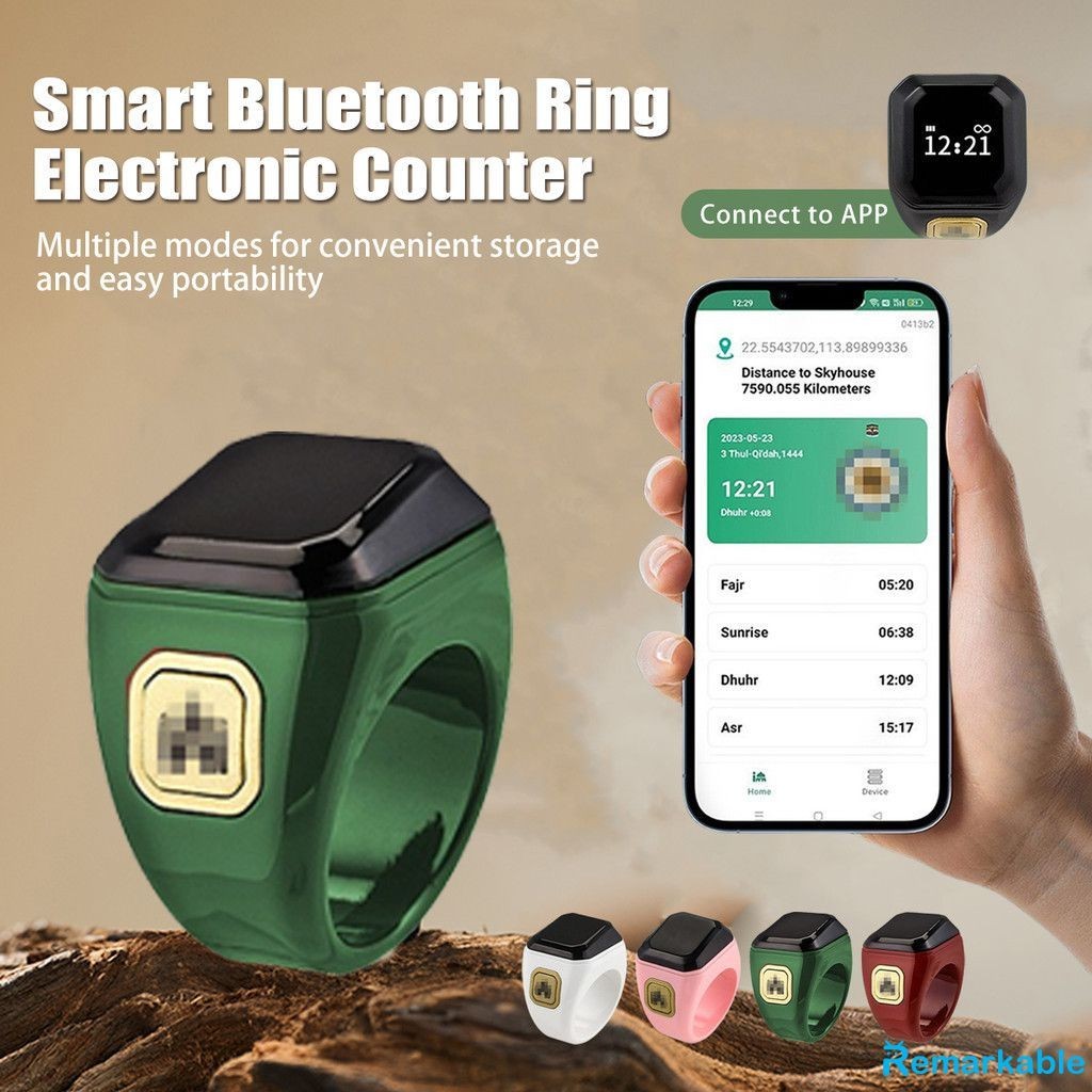 Hot intelligent bluetooth ring daily wear smart device universal ...