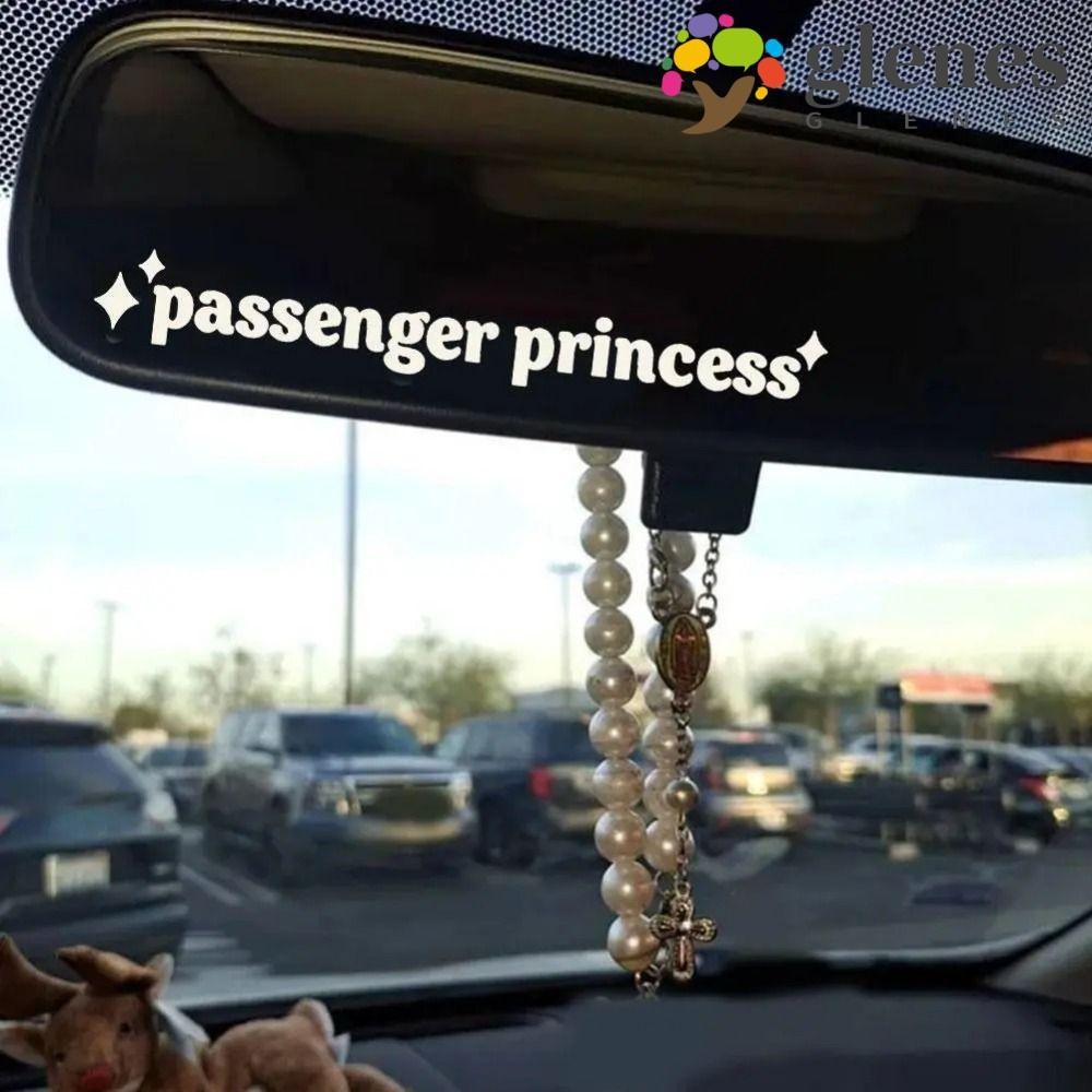 GLENES Passenger Princess Car Stickers, Passenger Princess Reflective ...