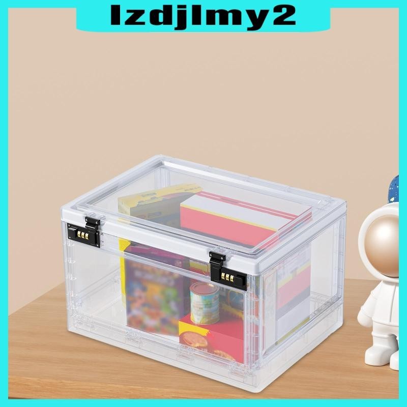 [Lzdjlmy2] Transparent Box with Password Lock Containers Portable Lock ...