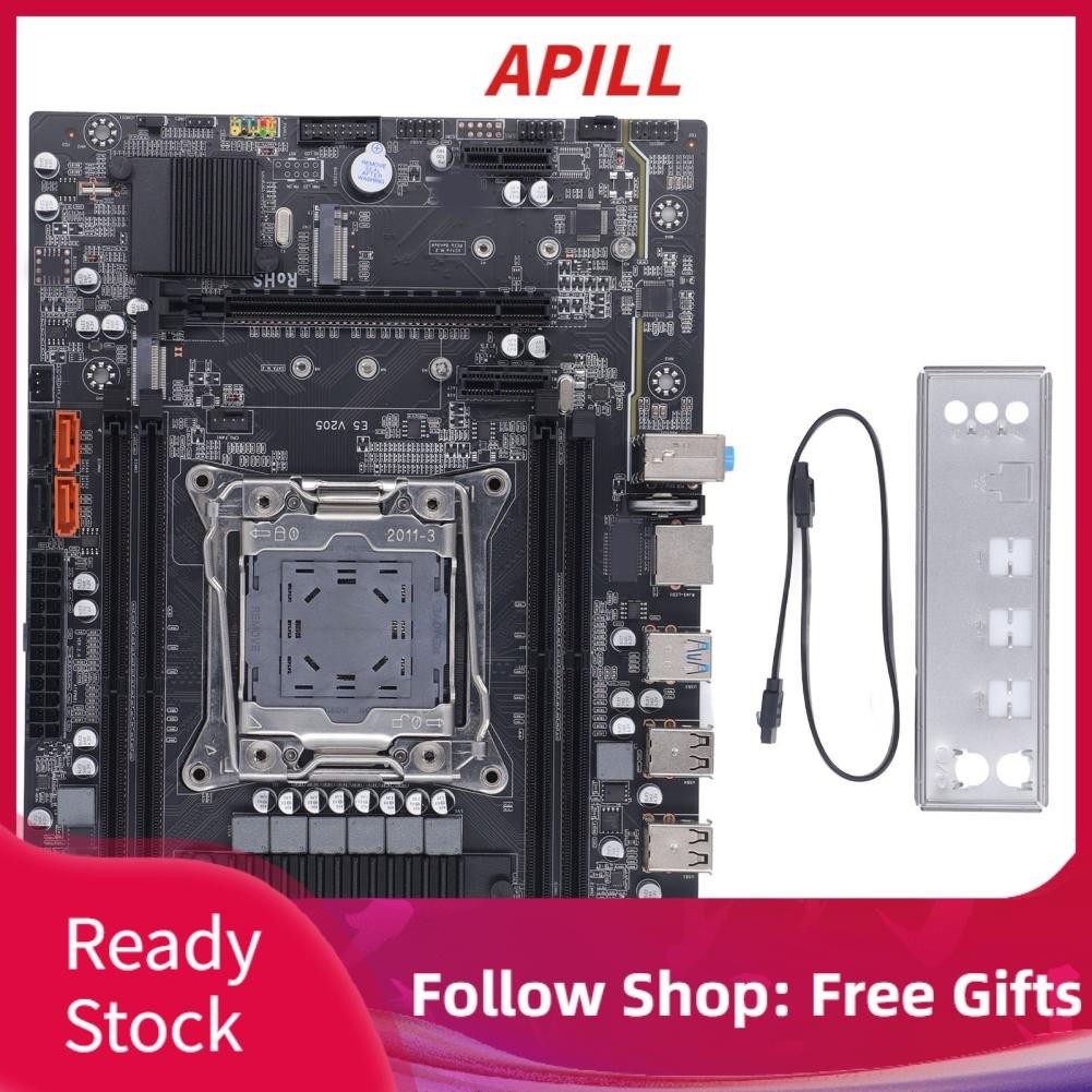 Apill Gaming Motherboard Computer LGA 2011‑3 CPU 128GB 2 PCIEx1 SATA2.0 ...
