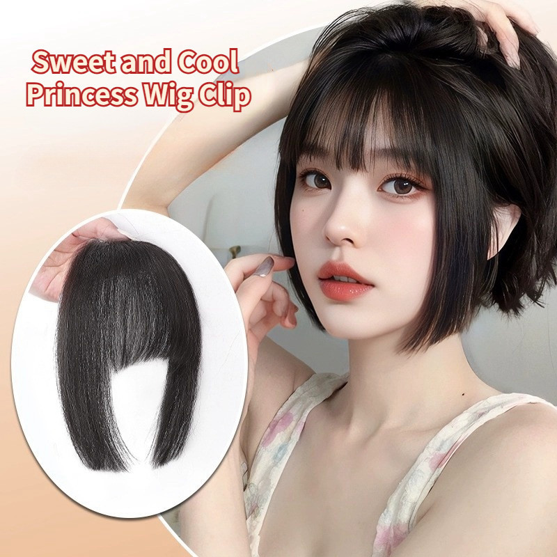 Princess Wig Clip Princess Bangs Top Front Neat Hair Bangs for Anime ...