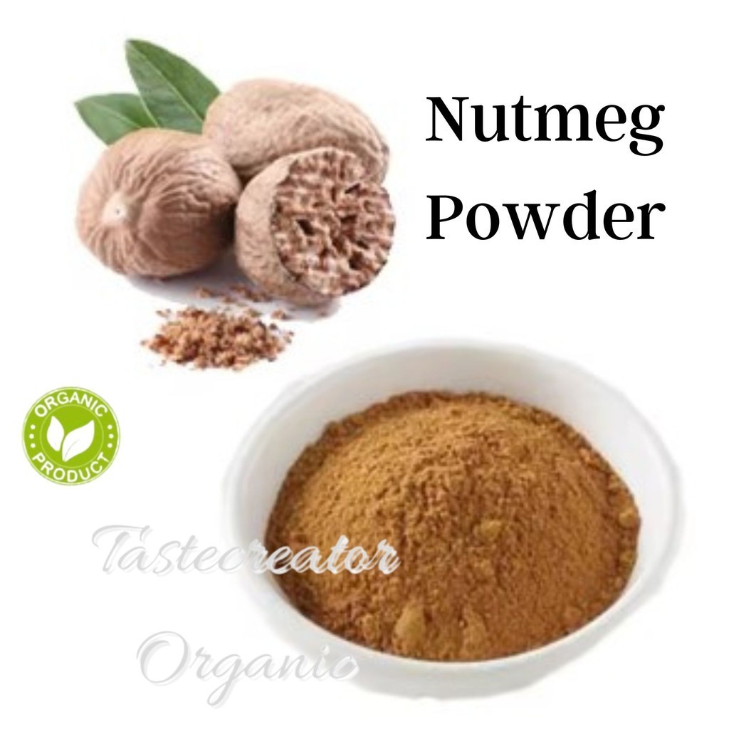 Nutmeg powder 30g - 100g fine ground 肉豆蔻粉 豆蔻粒 细粉 Serbuk buah pala spice ...