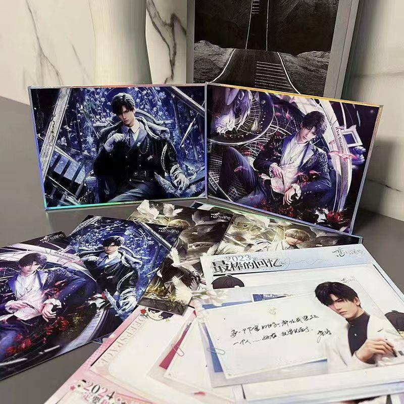 4Pcs/Set Game Cartoon Love and Deepspace Postcard Card Xavier Zayne Rafayel ralayo Shen Xinghui ...