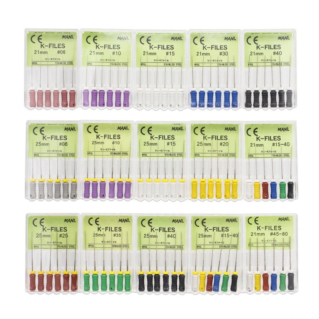 1 Pack Dental K-File 21/25/28/31mm Hand Use Files Endodontic ...