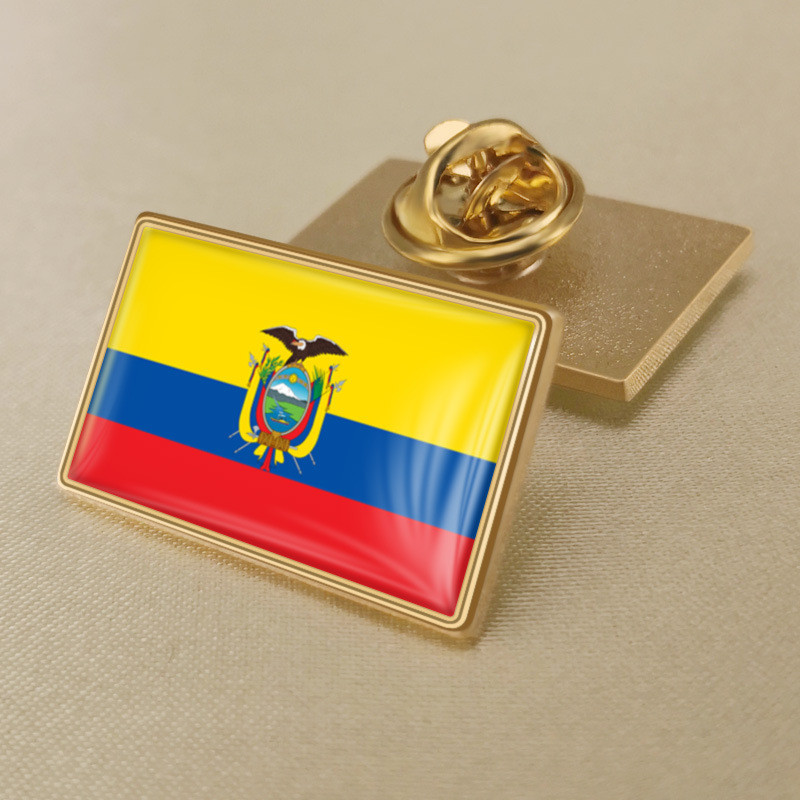 Ecuador Flag Pin Emblem Badge Lapel Pins | Shopee Philippines