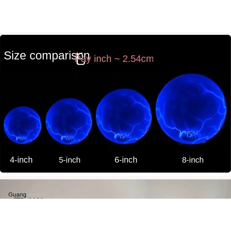 Electrostatic ball touch induction plasma lightning ball magic magic ...