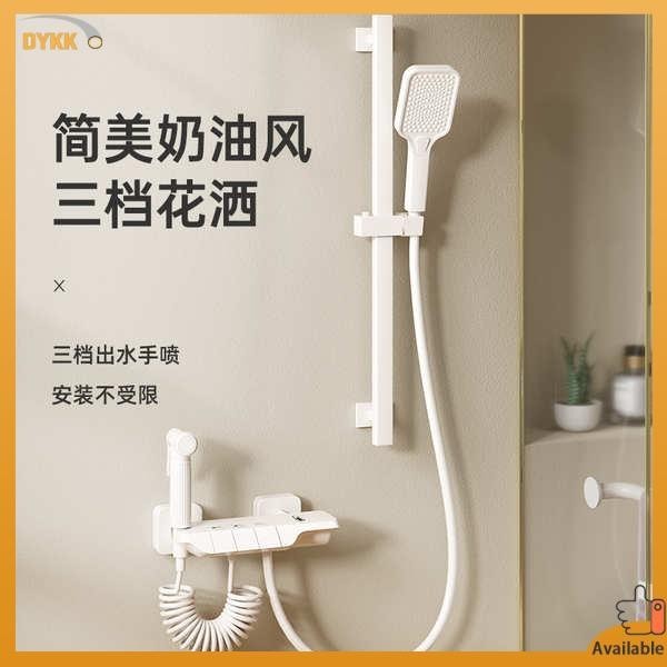 faucet with shower shower set with faucet Creamy simple shower set ...