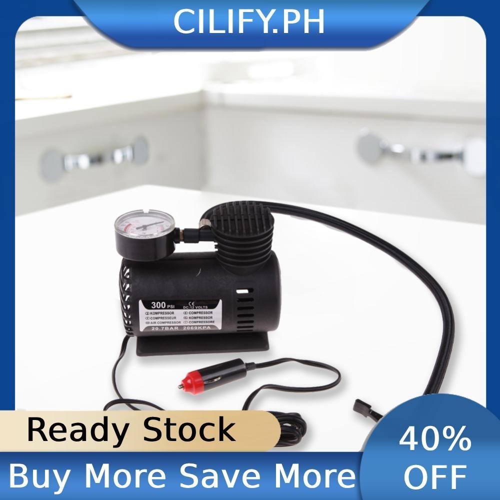12v 150PSI Heavy Duty Deluxe Portable Metal Air Compressor Car Tyre ...