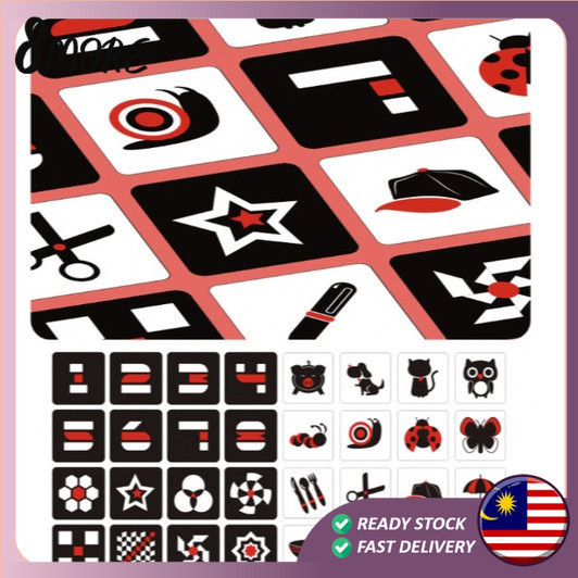 Montessori Baby Flash Card Baby Visual Stimulus Cards 0-36 Months ...