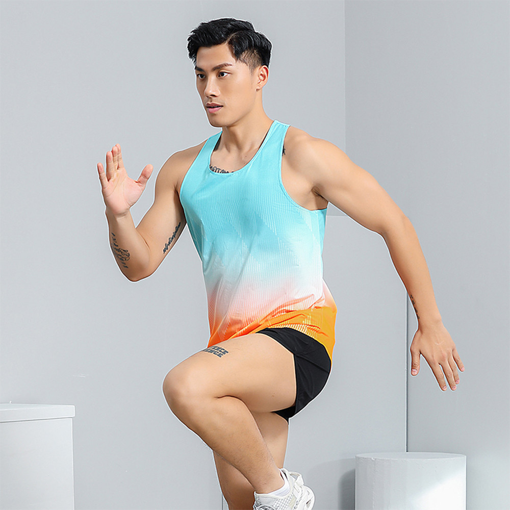 New Couple's Track Marathon 2024 Running Breathable Sports Vest Thin ...