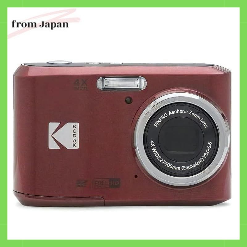 KODAK KODAK Digital Camera FZ45 AA Battery Powered (Red) | Shopee ...