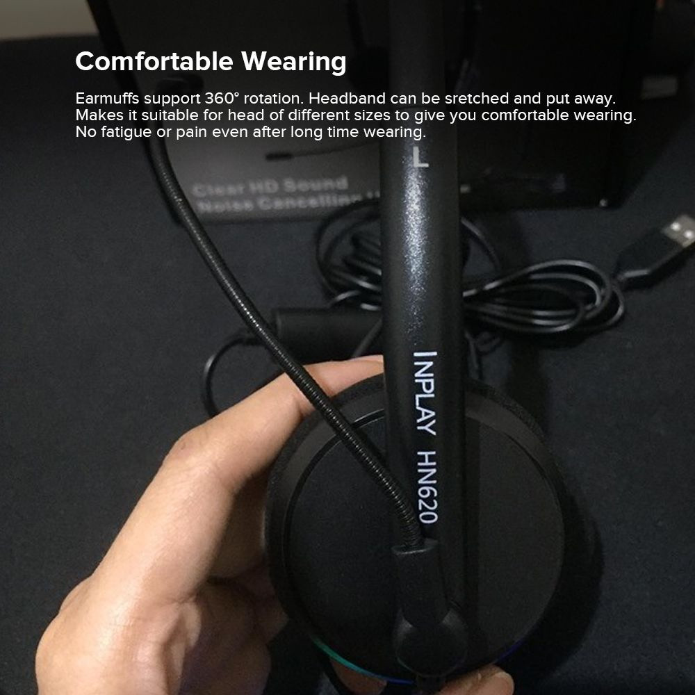 EasyPC | INPLAY HN620 V2/ HN820 Noice Cancelling Headset| Uni ...