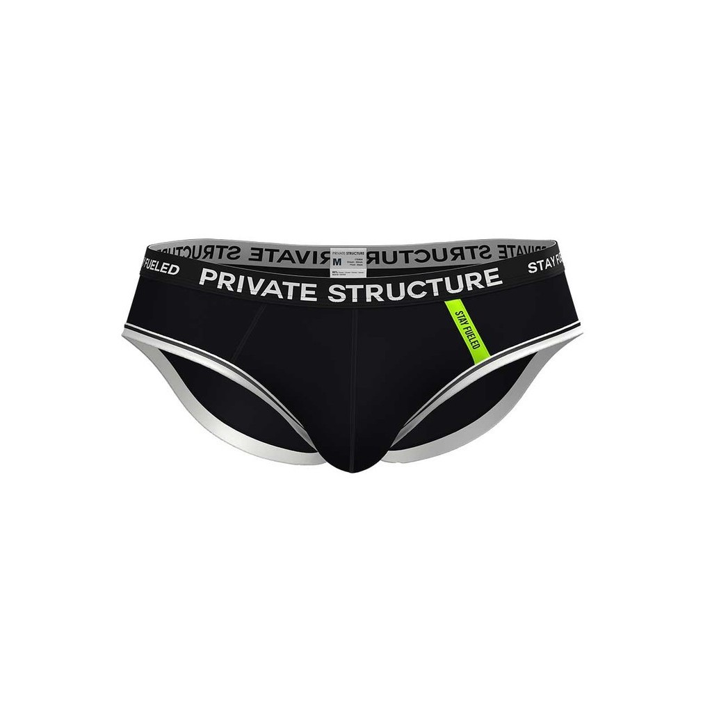 Private Structure Men Underwear Essence Odyssey Brief - Black [4567 ...