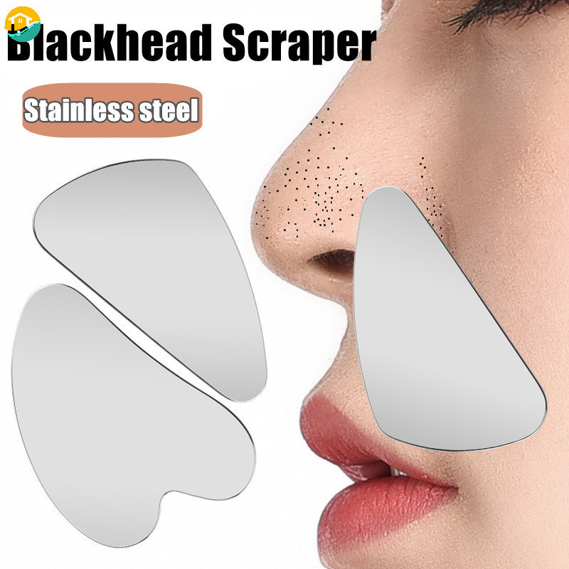 Stainless Steel Ultra-thin Blackhead Removal Face Massage Skincare Tool ...