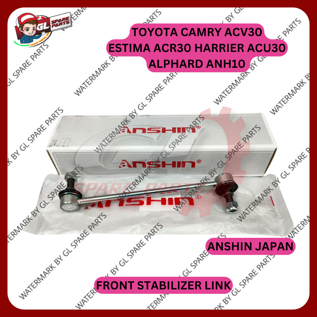 (ANSHIN JAPAN) STABILIZER LINK & ABSORBER LINK FRONT TOYOTA CAMRY ACV30 ESTIMA ACR30 HARRIER ...