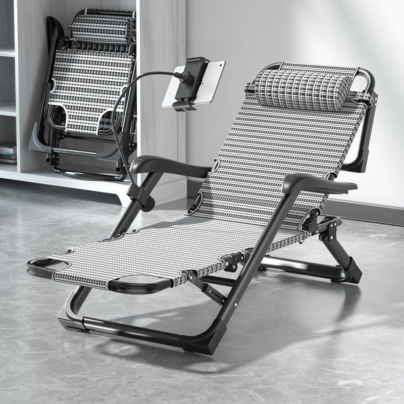 Folding Bed Office Nap Recliner Nap Bed Home Leisure Lazy Backrest ...