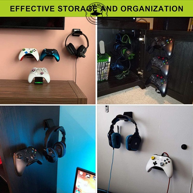Game Controller Headset Hanging Stand Holder Game Controller Holder ...