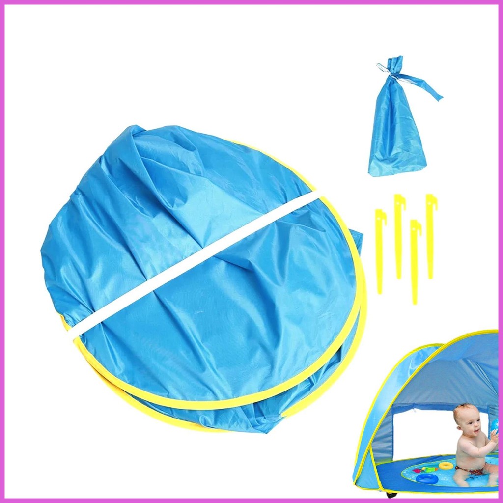 Beach Tent with Pool Kids Tent Sun Shade for Kids Shelter with Pool ...