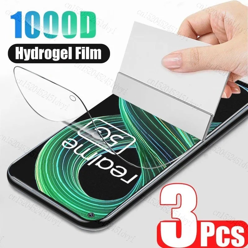 3Pcs 1000D HD Clear Soft Hydrogel Film For Realme 11x 11 10s 10T 10 9i ...