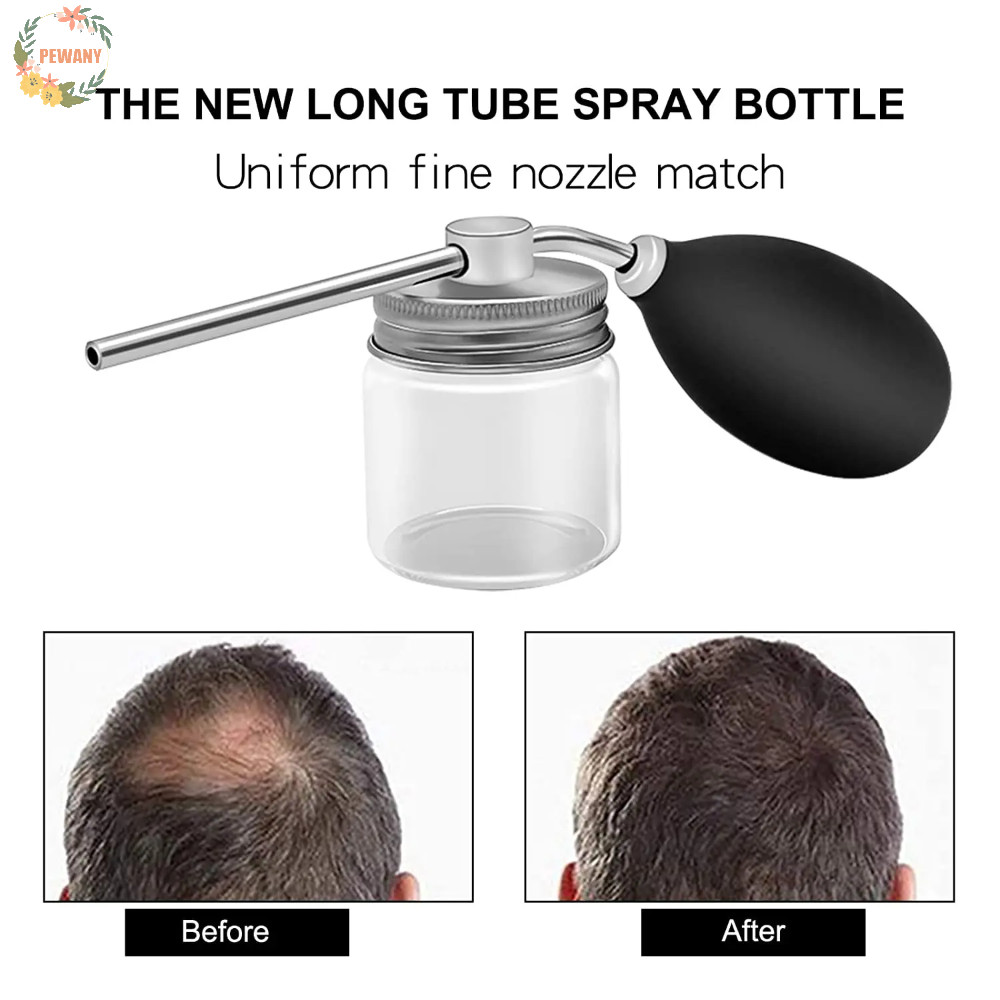 PEWANYZZ Hair Salon Powder Spray Bottle, Refillable Talc Fiber Powder ...