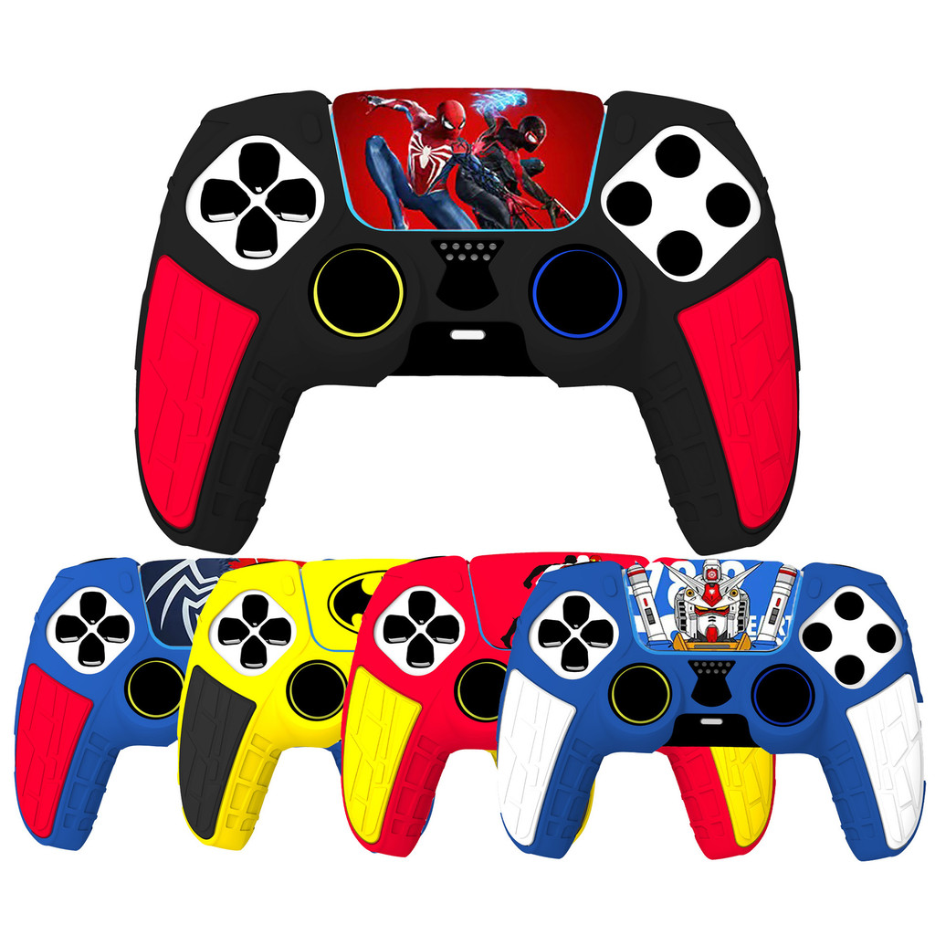 Spiderman Batman Flash PS5 Gamepad Silicone Protective Case PS5 ...
