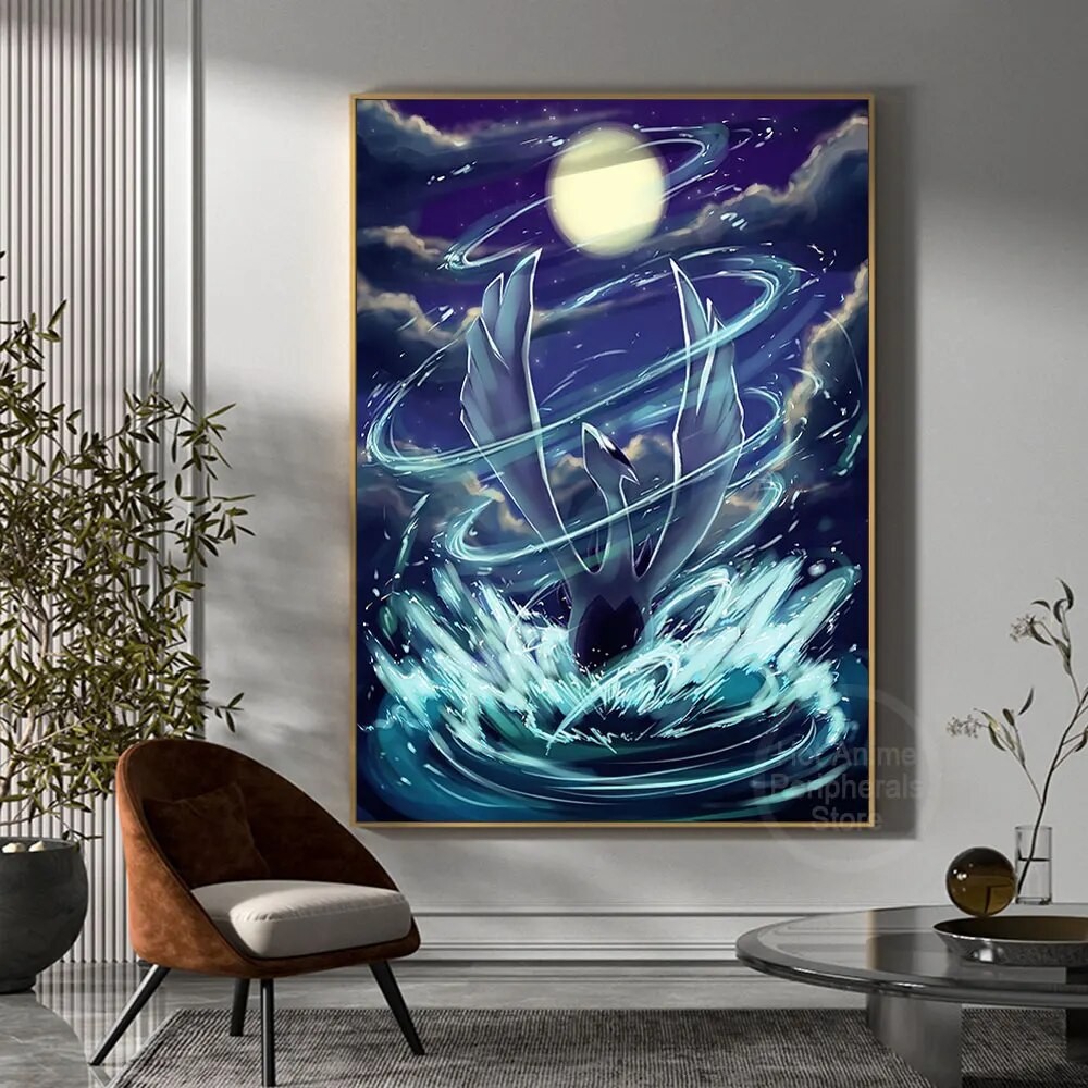 Charizard & Venusaur Pokémon Anime Artwork: Cute Canvas Wall Mural ...